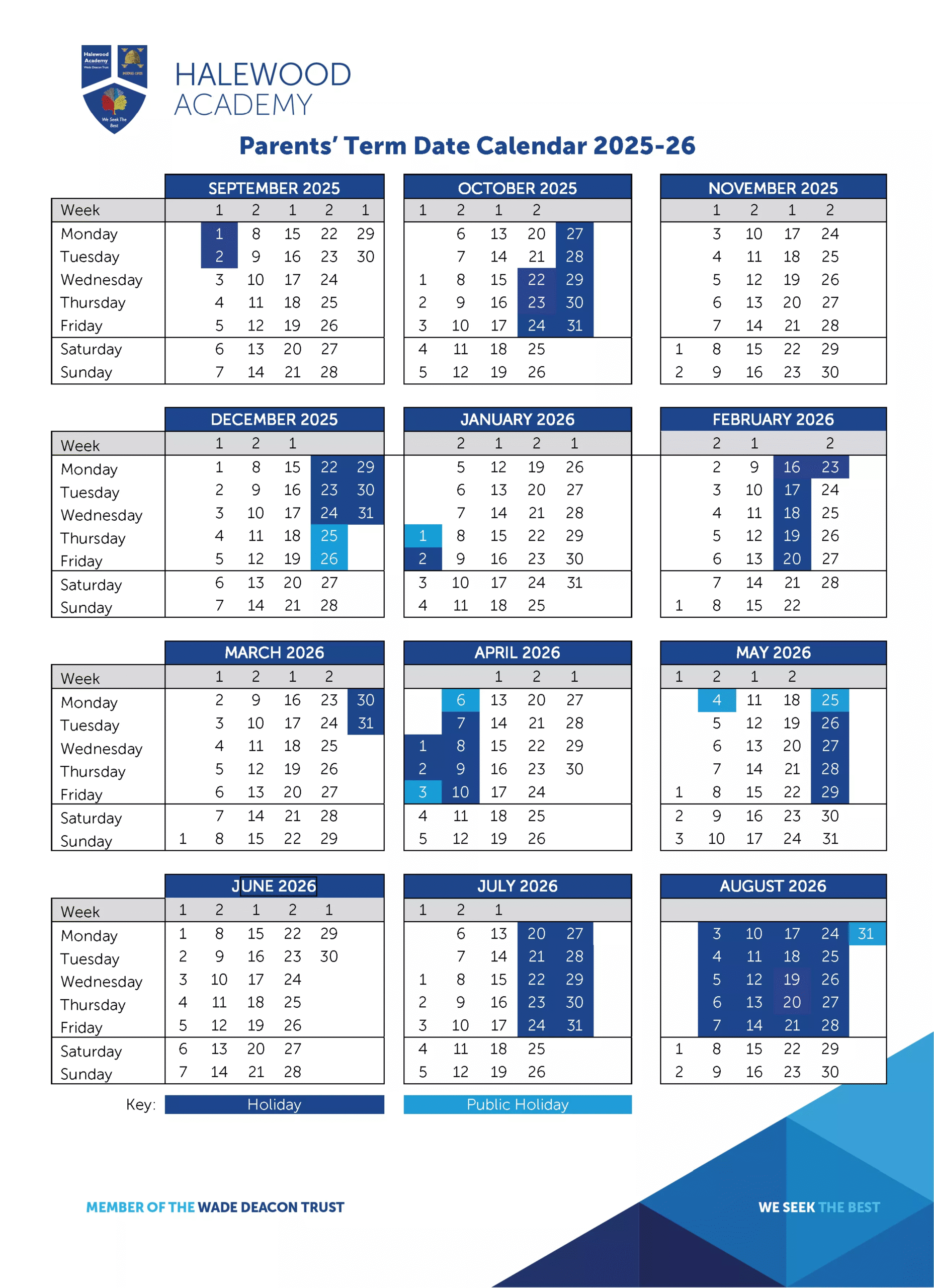 Halewood Academy 25-26 Term Dates Official Updates - Sch-uk.org